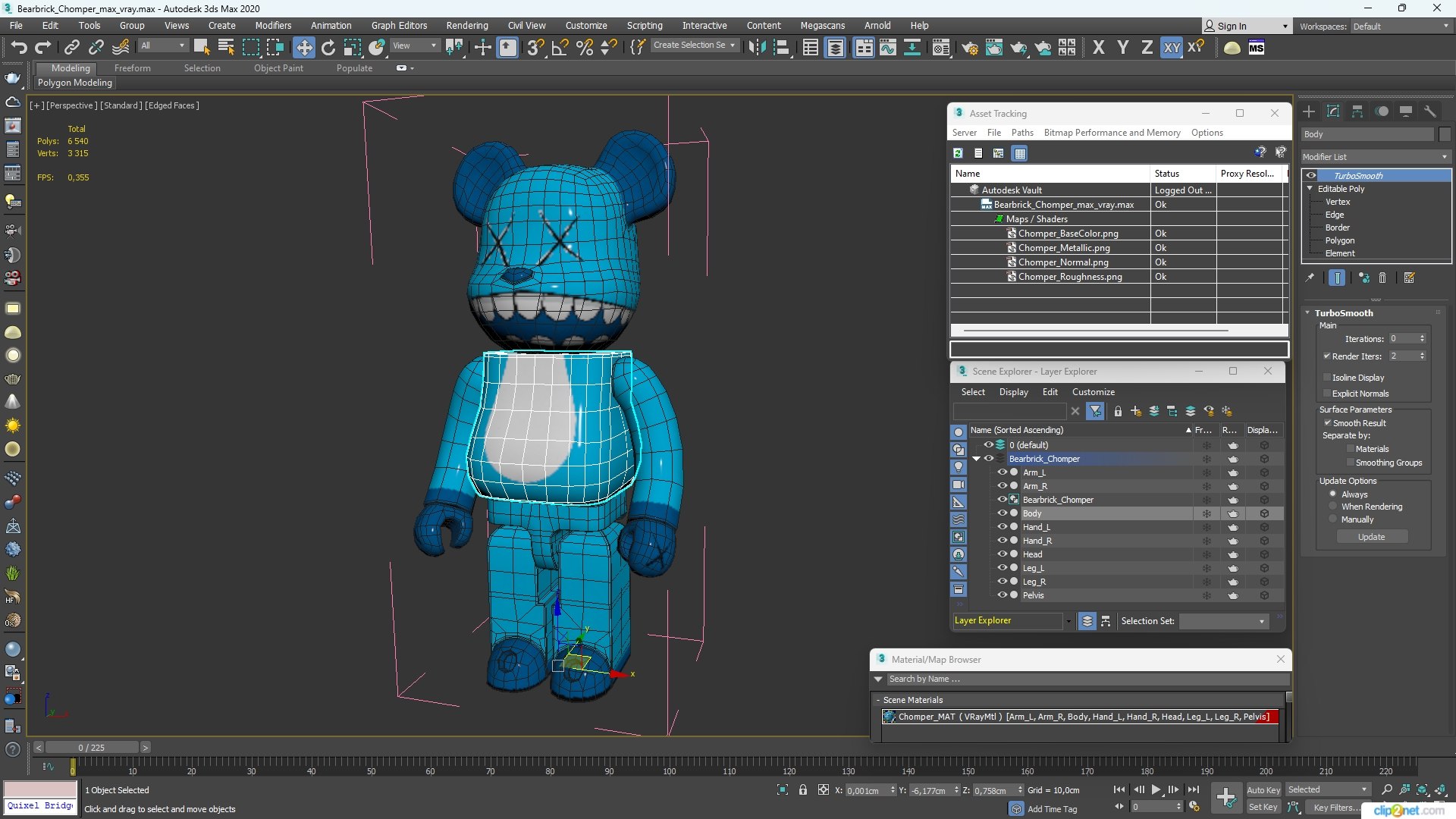 3D Bearbrick Chomper Model - TurboSquid 2274244