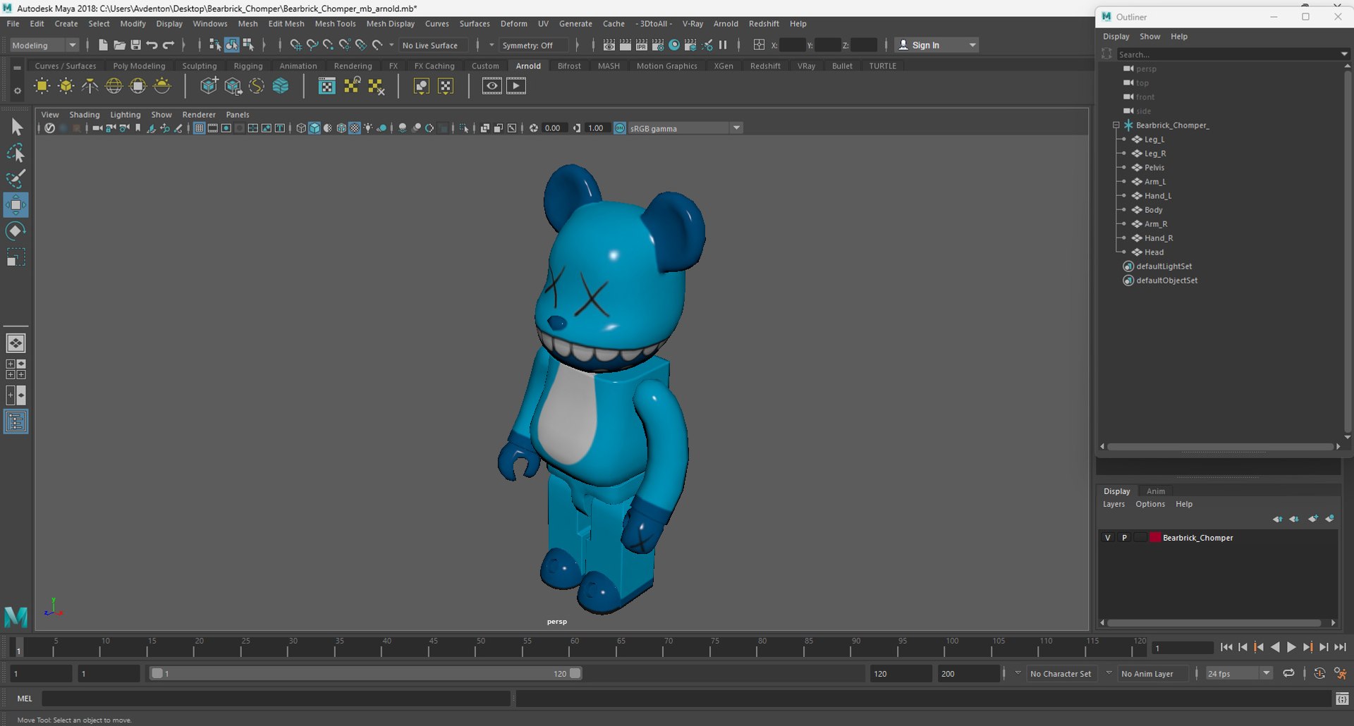 3D Bearbrick Chomper Model - TurboSquid 2274244
