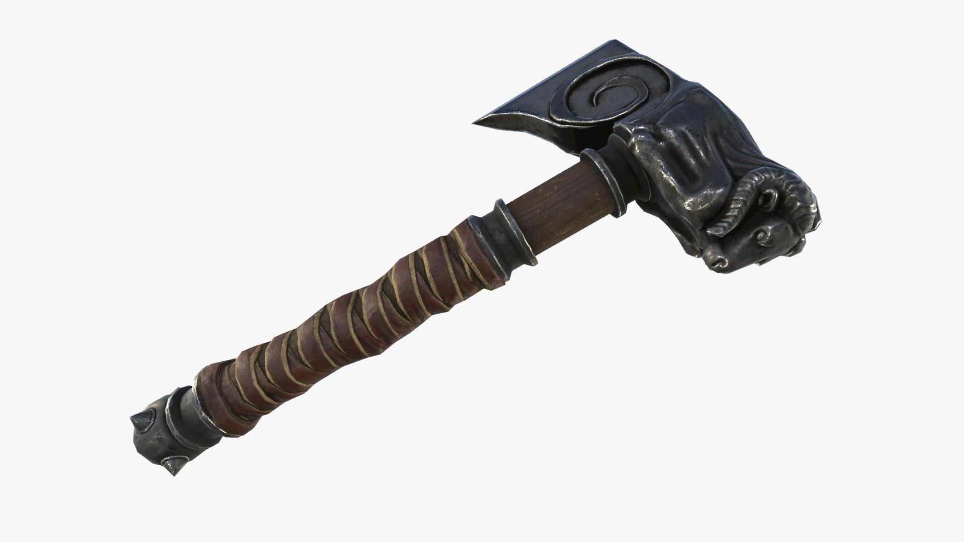 Fantasy Axe RPG Axe Hammer Hand Axe Shepherds Axe Battleaxe Ono ...