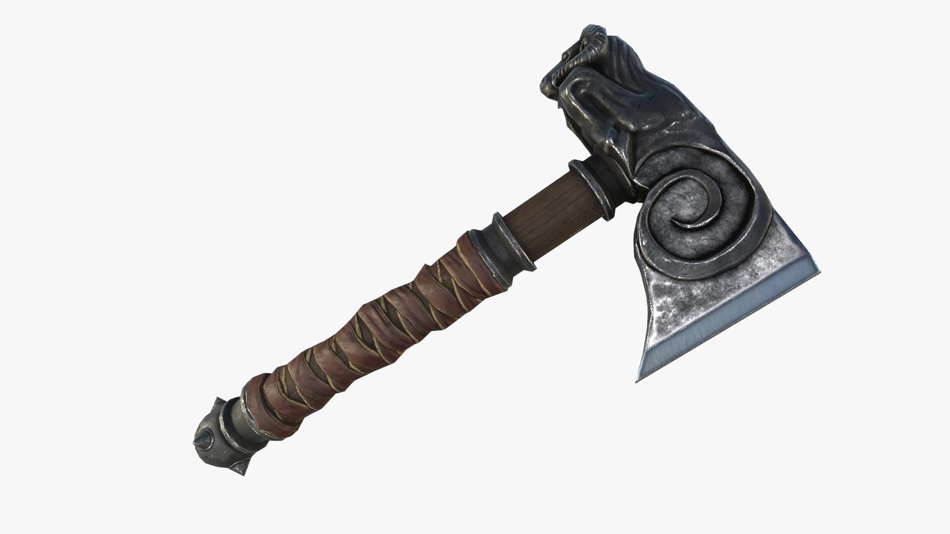 Fantasy Axe RPG Axe Hammer Hand Axe Shepherds Axe Battleaxe Ono ...