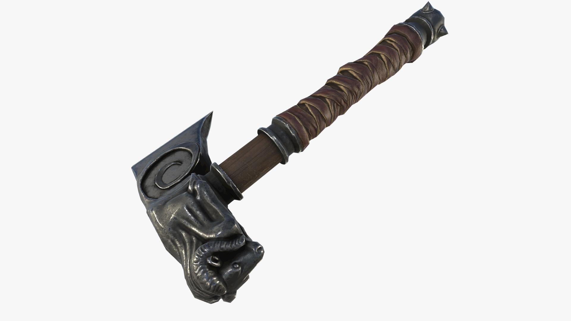 Fantasy Axe RPG Axe Hammer Hand Axe Shepherds Axe Battleaxe Ono ...