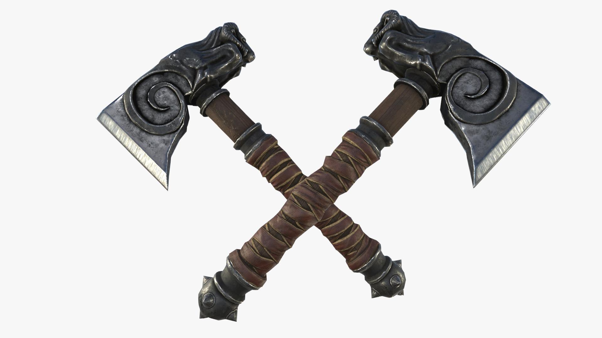 Fantasy Axe RPG Axe Hammer Hand Axe Shepherds Axe Battleaxe Ono ...