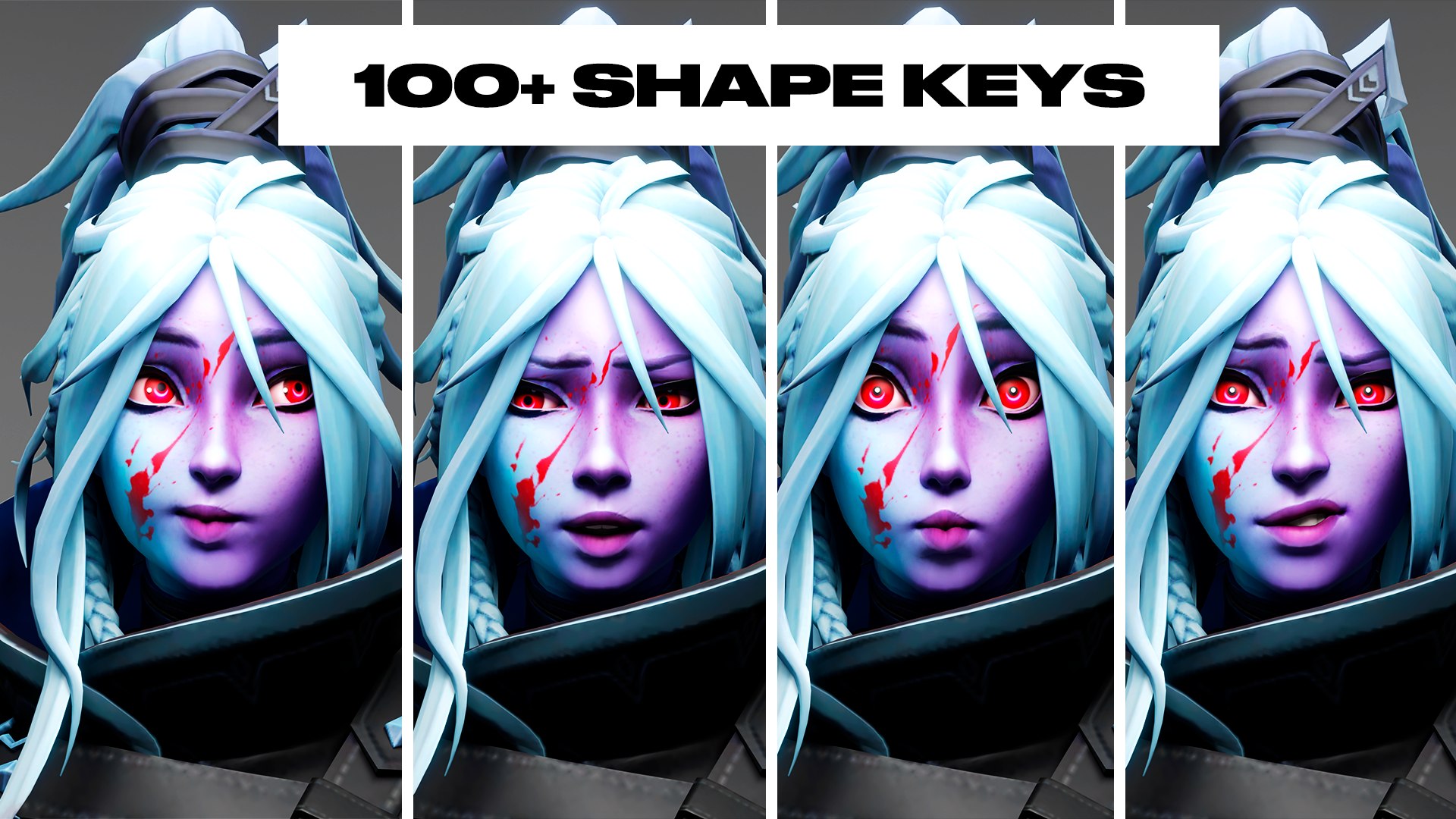Drow Ranger Arcana Dota 2 3D Model Rigged Face 100 Shape Keys 3D ...