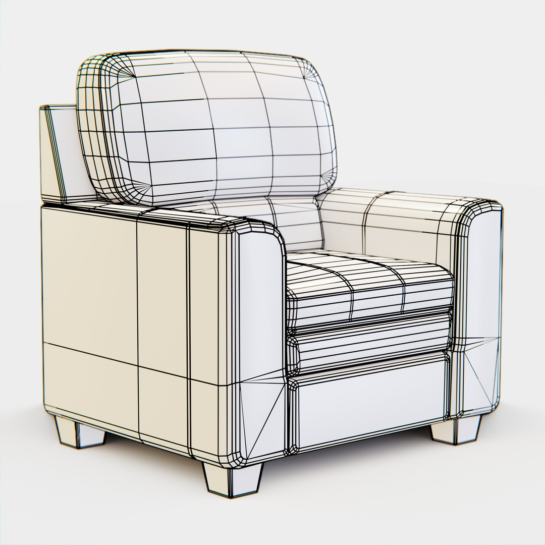 Gleason chair 3D - TurboSquid 1385198