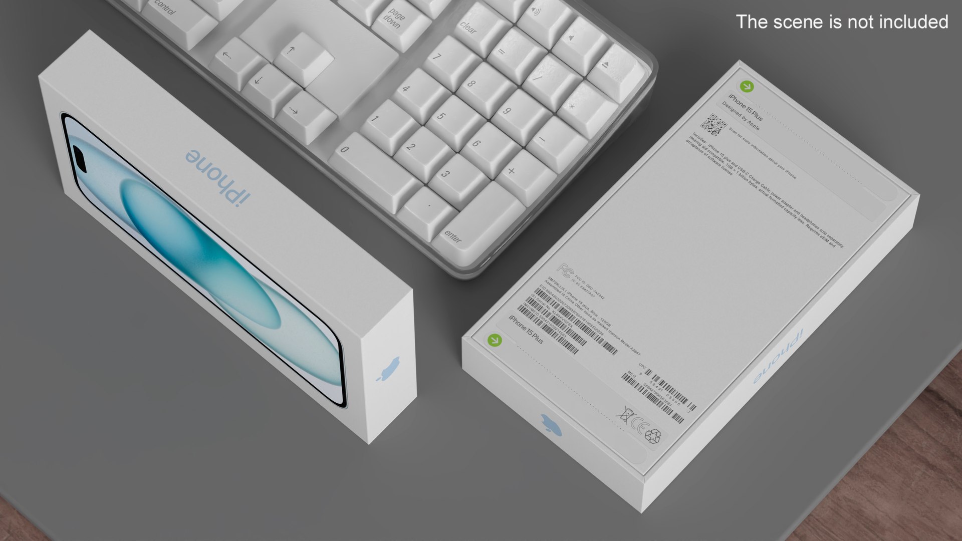 Apple IPhone 15 Plus Blue Packaging Box 3D Model - TurboSquid 2215326