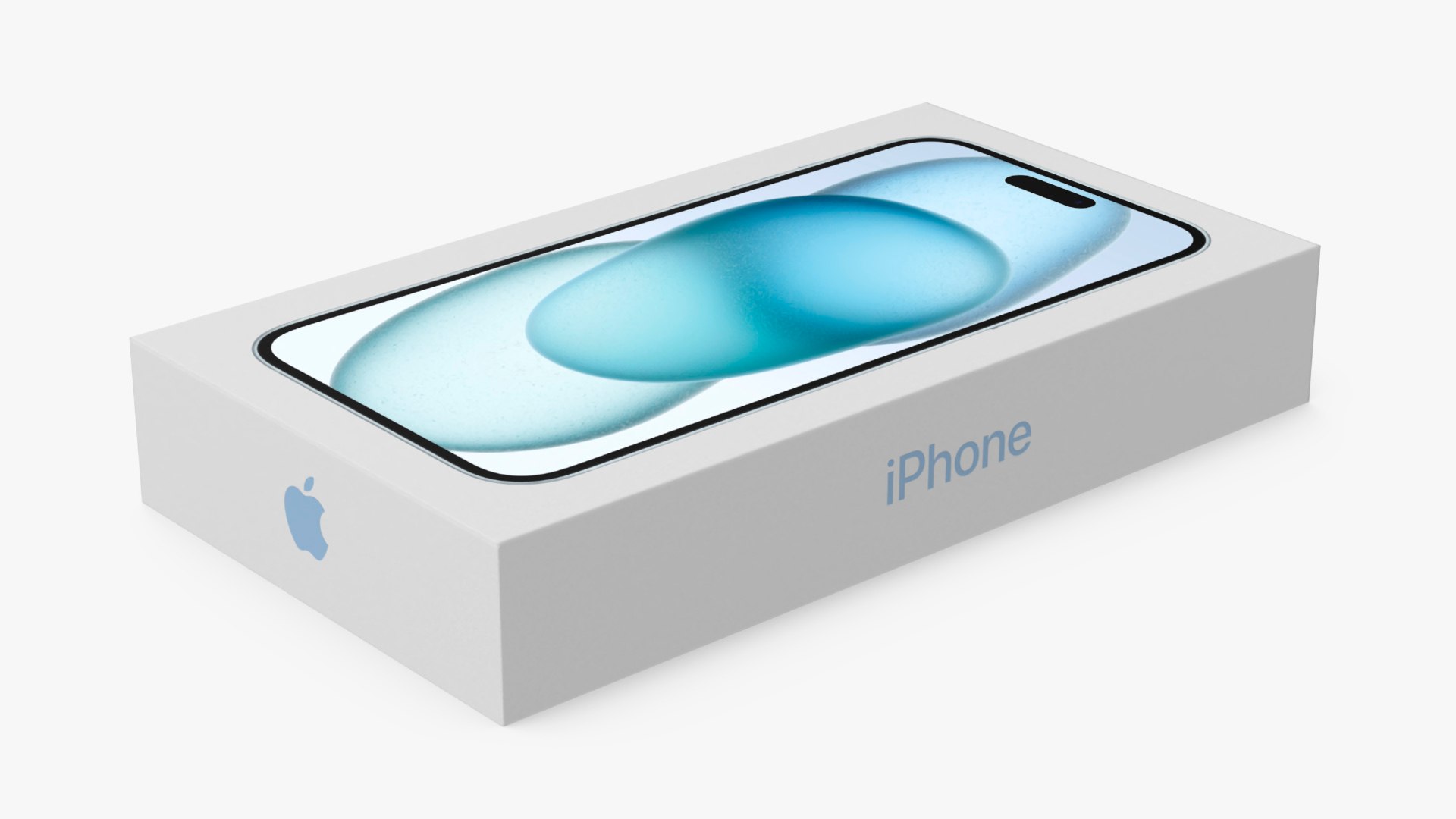 Apple IPhone 15 Plus Blue Packaging Box 3D Model - TurboSquid 2215326