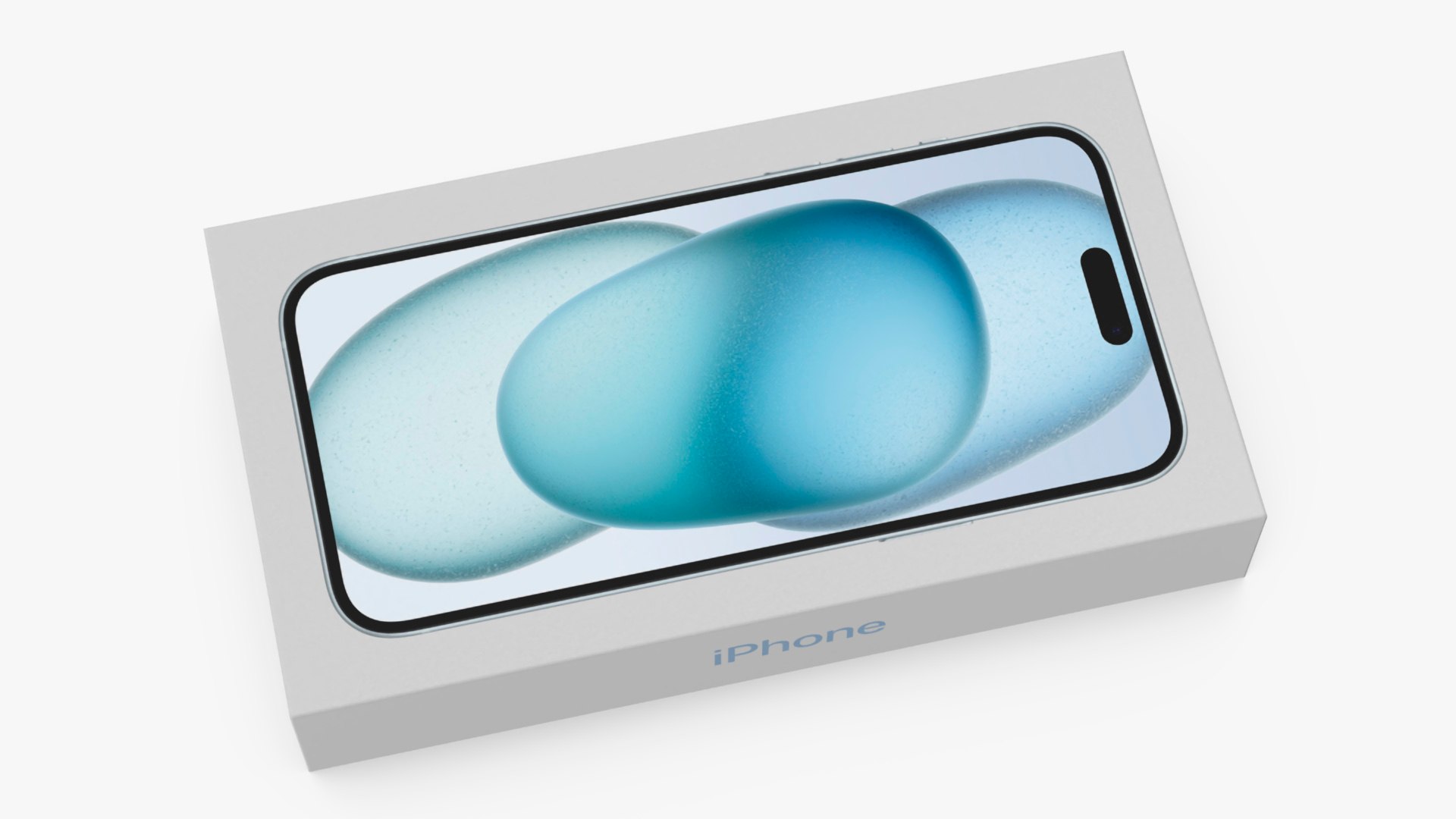 Apple IPhone 15 Plus Blue Packaging Box 3D Model - TurboSquid 2215326