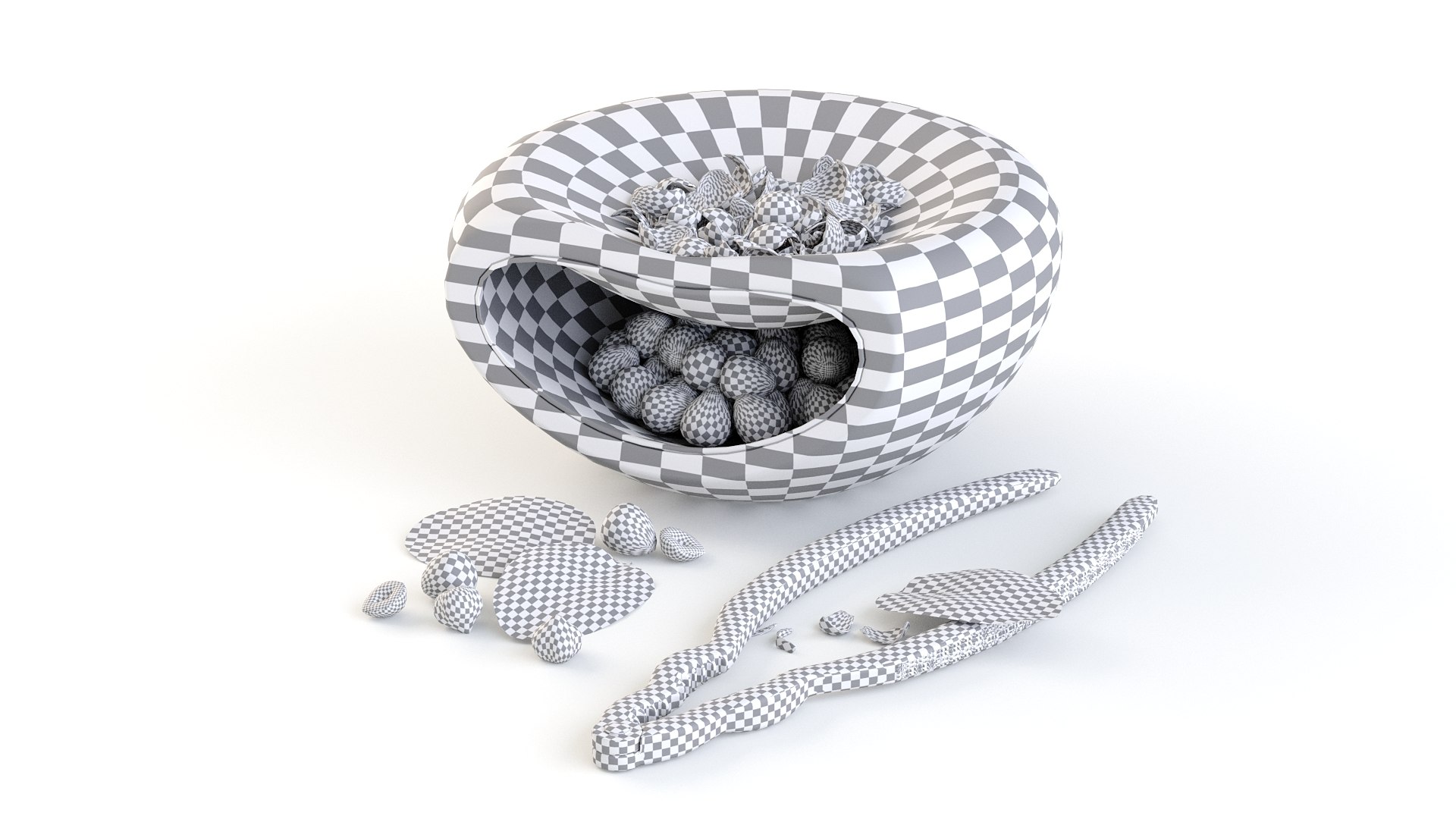 3D Eva Solo Smiley bowl with hazelnuts - TurboSquid 2170310