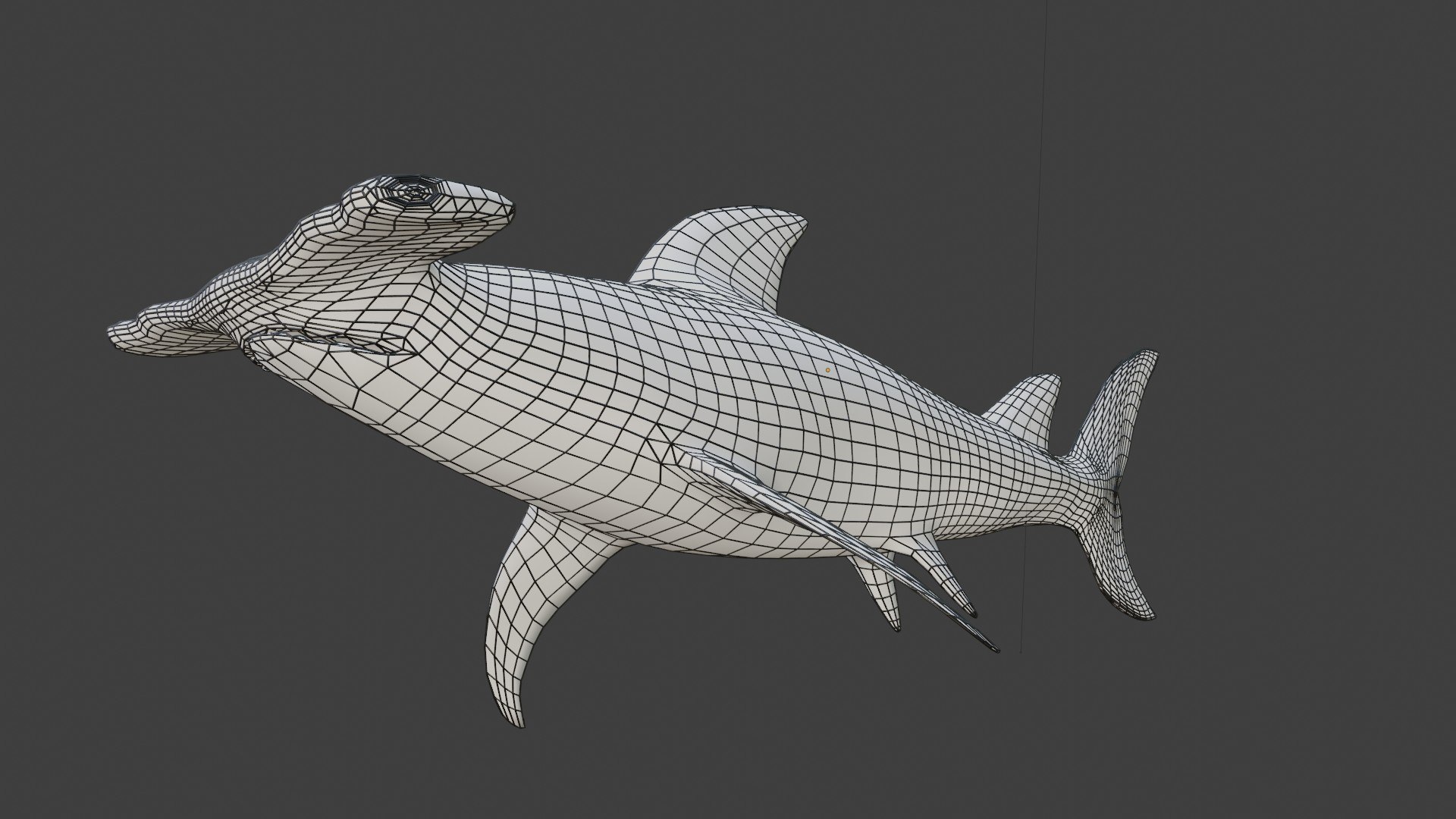 Fully rigged hammerhead shark 3D - TurboSquid 1699477