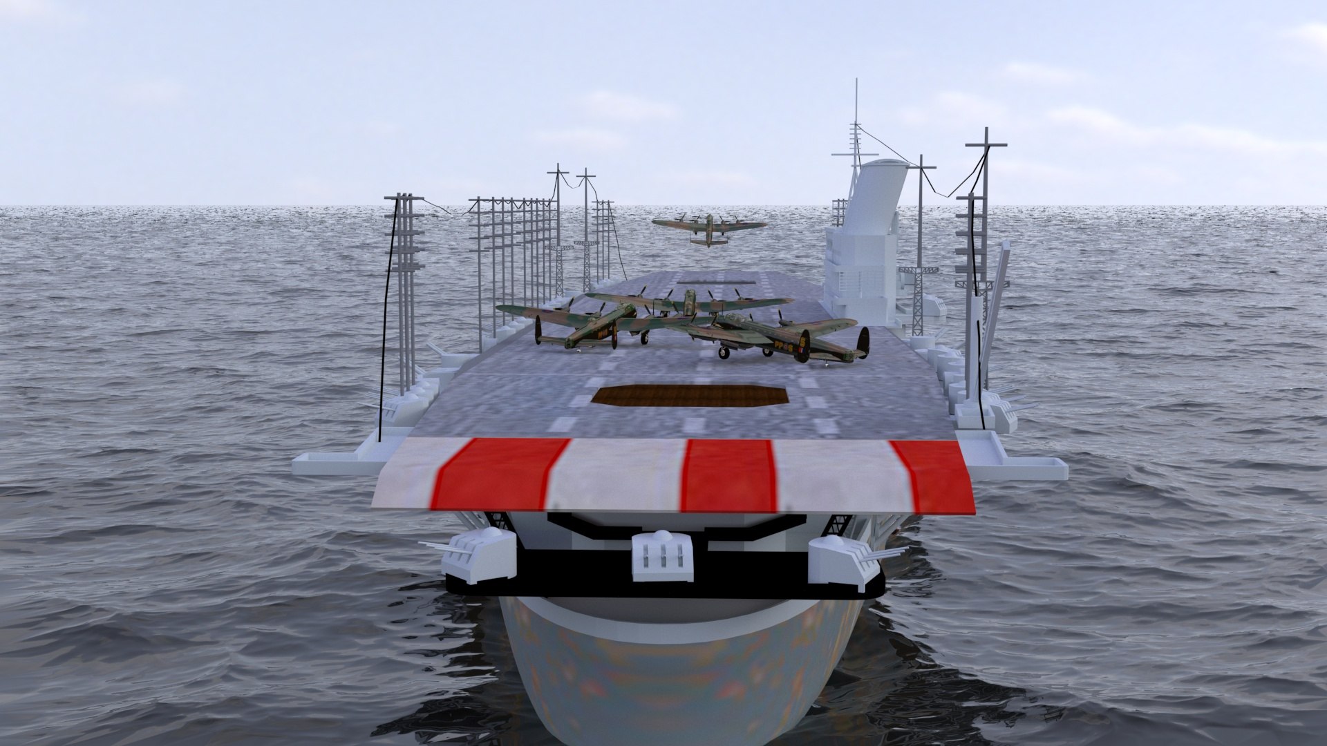 3D Shinano Aircraft Carrier Japanese - TurboSquid 1305433