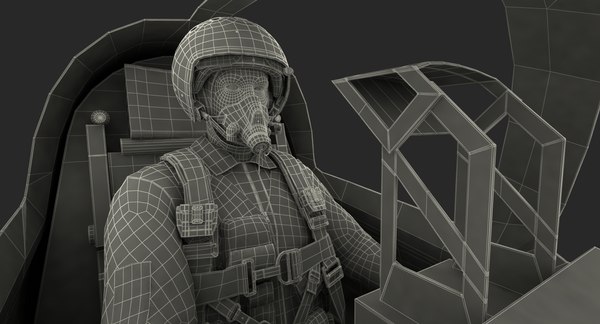 Jet fighter pilot cockpit model - TurboSquid 1330705