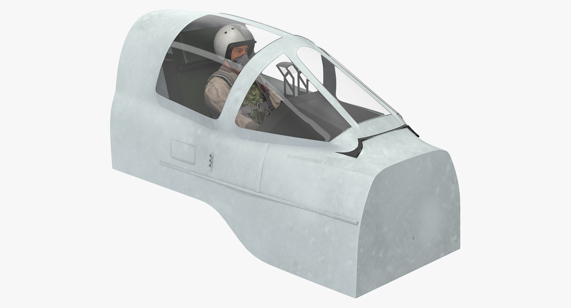 Jet Fighter Pilot Cockpit Model - TurboSquid 1330705