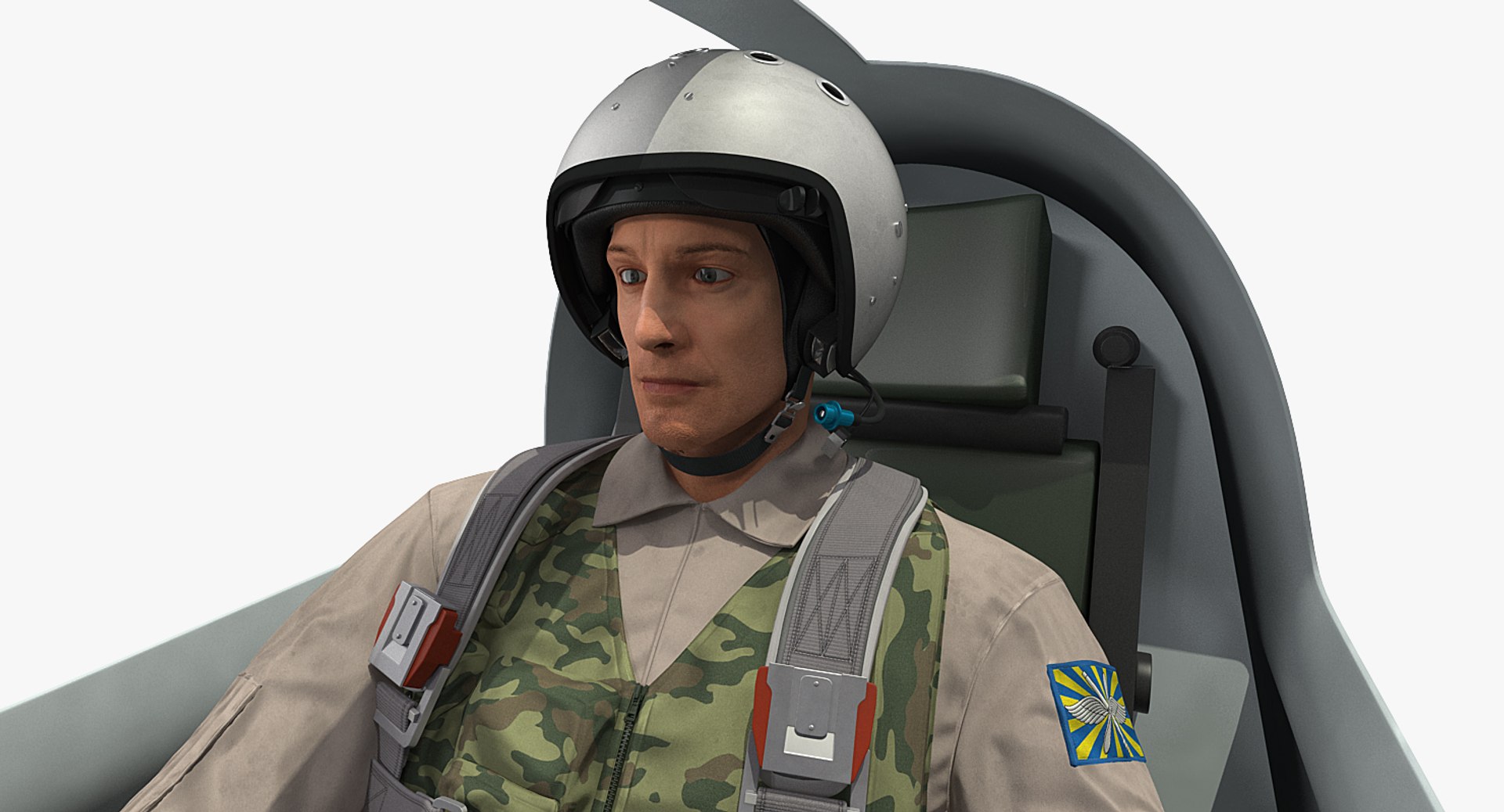 Jet Fighter Pilot Cockpit Model - TurboSquid 1330705
