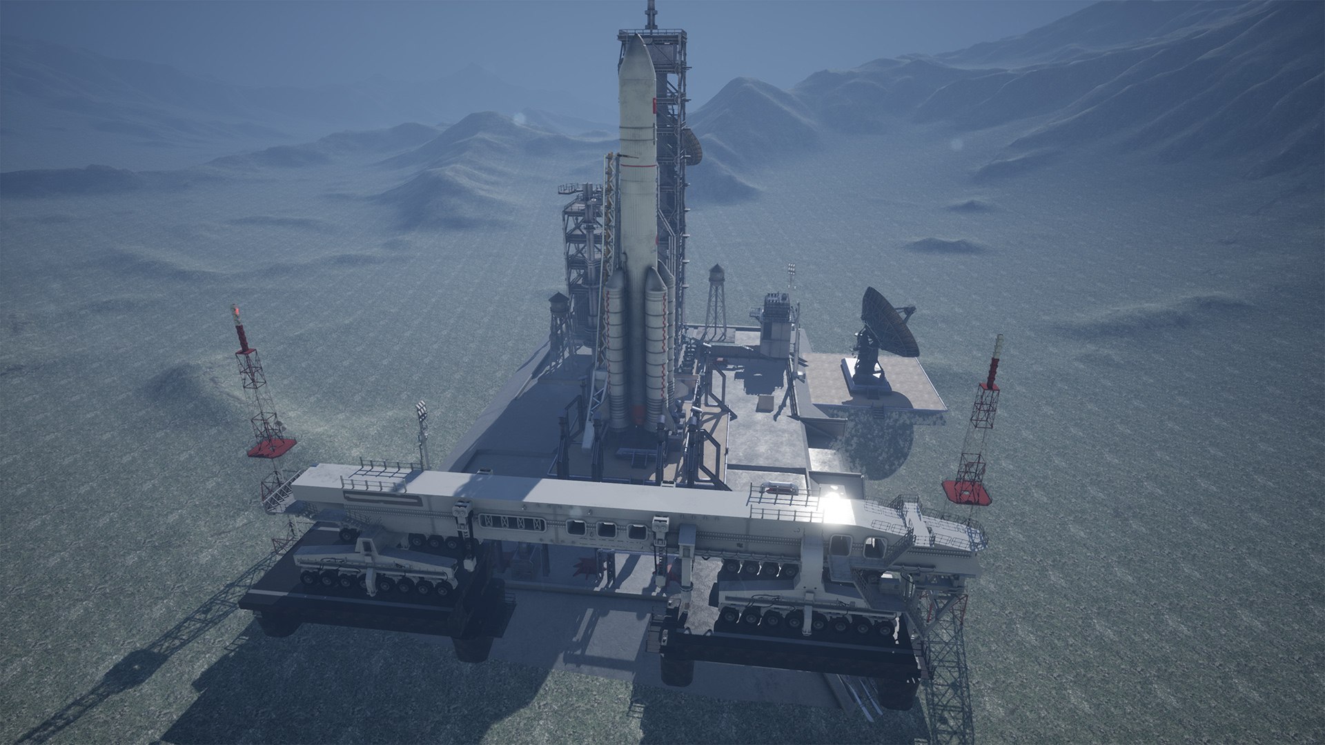 Chinese Rocket Launch 220 Assets 3D Model - TurboSquid 1983803