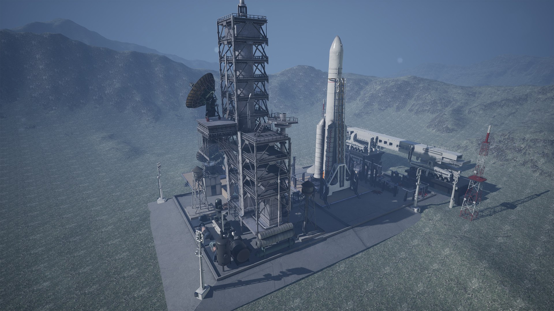 Chinese Rocket Launch 220 Assets 3D Model - TurboSquid 1983803