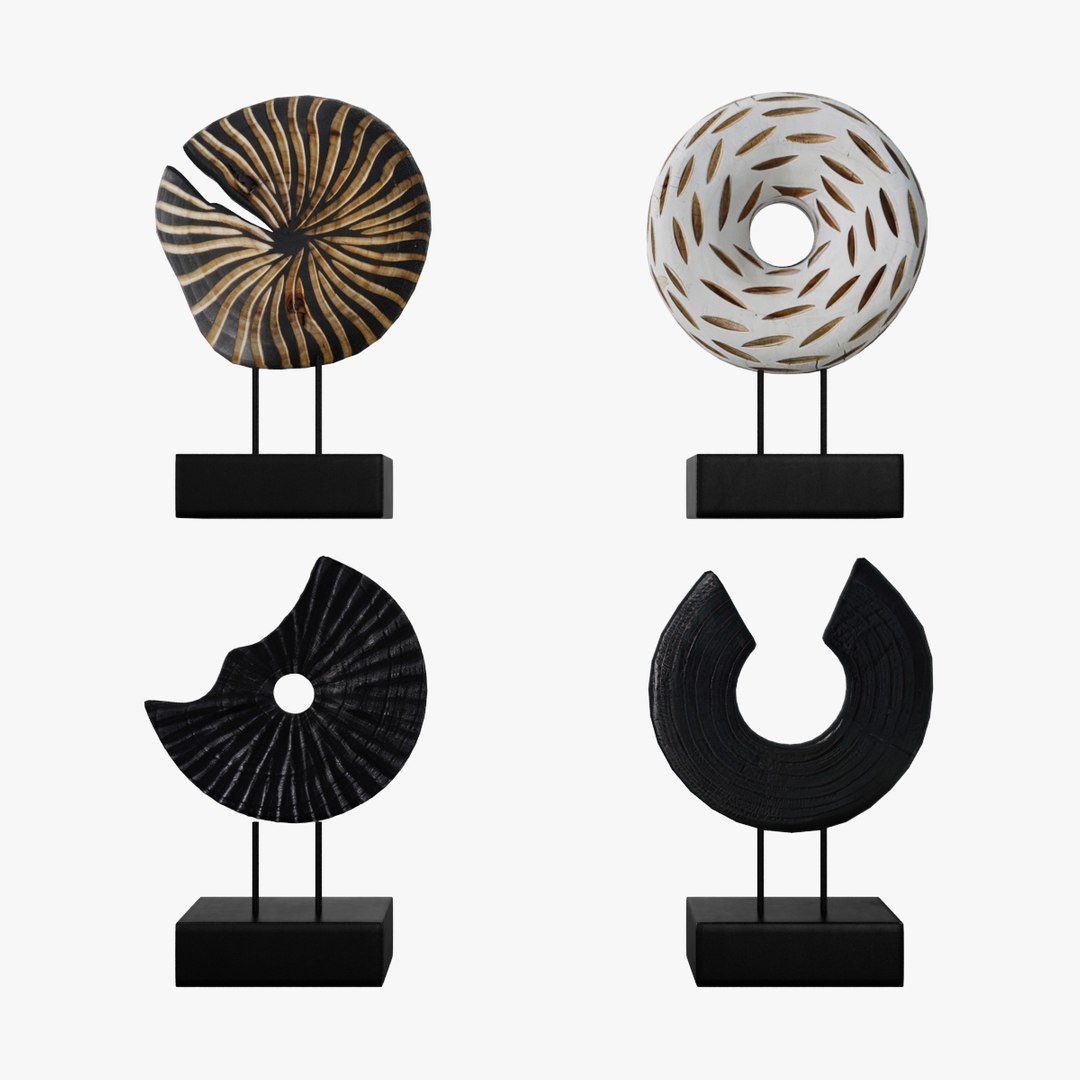 3D Model Sculpture Round Abstract - TurboSquid 2101072
