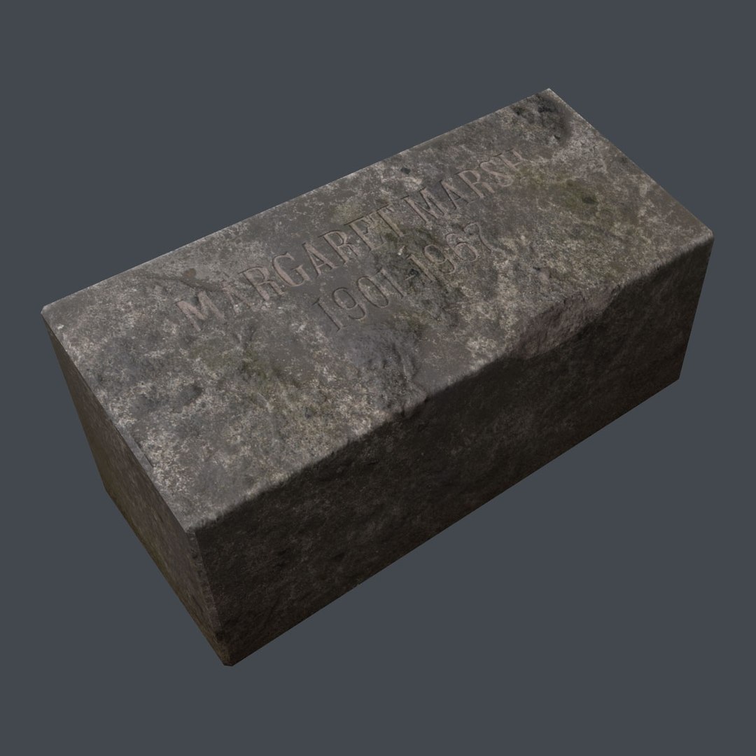 Gravestone Ready Unity 3d Obj