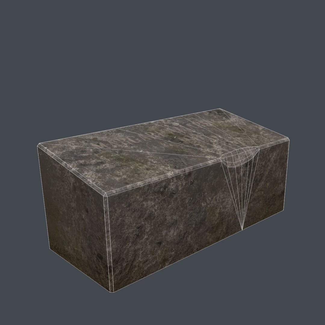 Gravestone Ready Unity 3d Obj