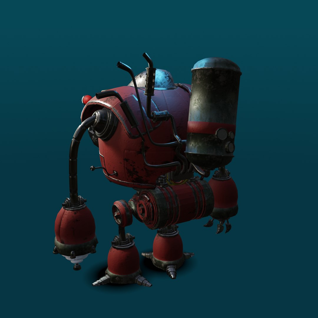 Robot Stylized 3D Model - TurboSquid 2243344