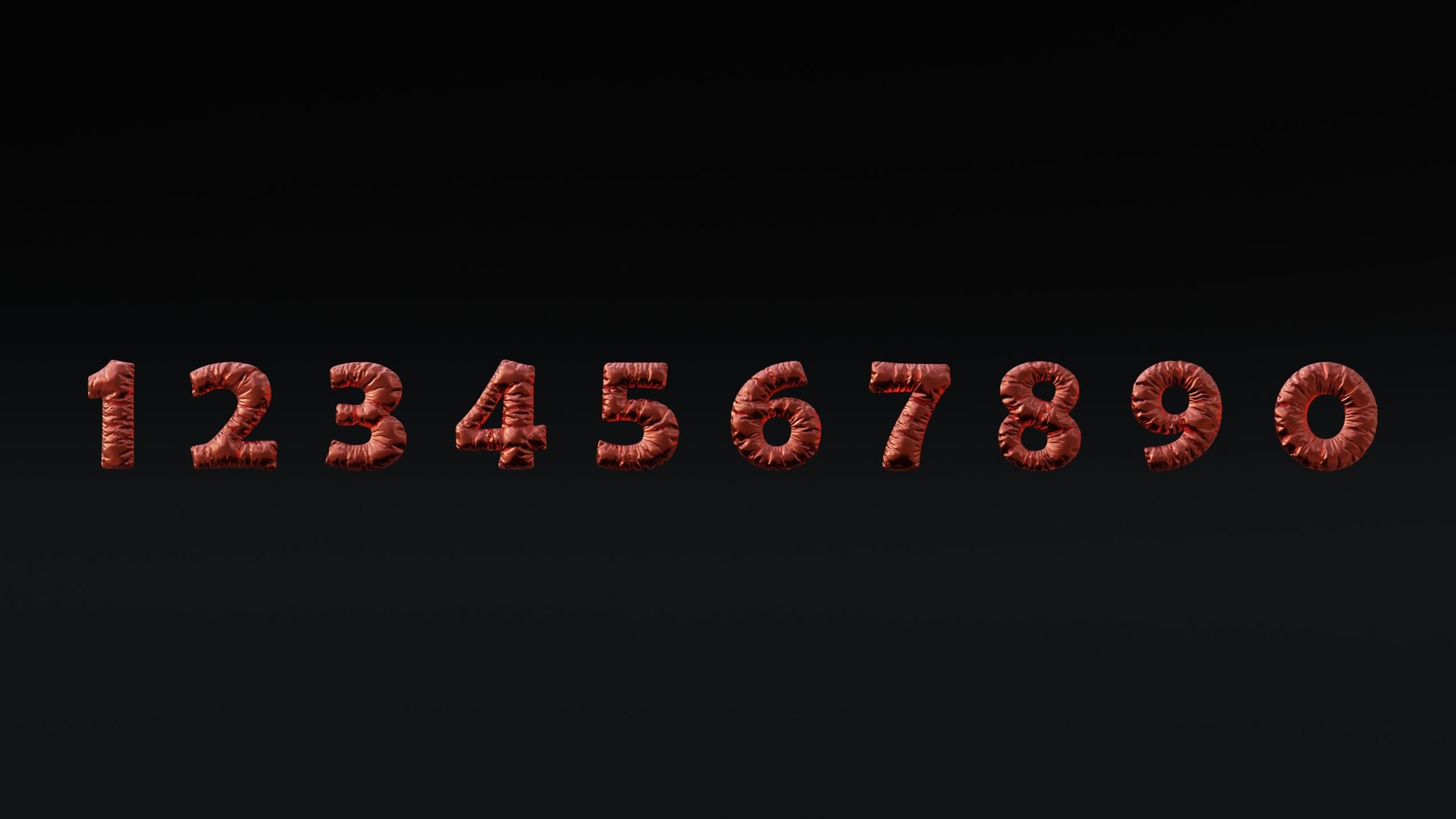 Numbers 3D - TurboSquid 1960769