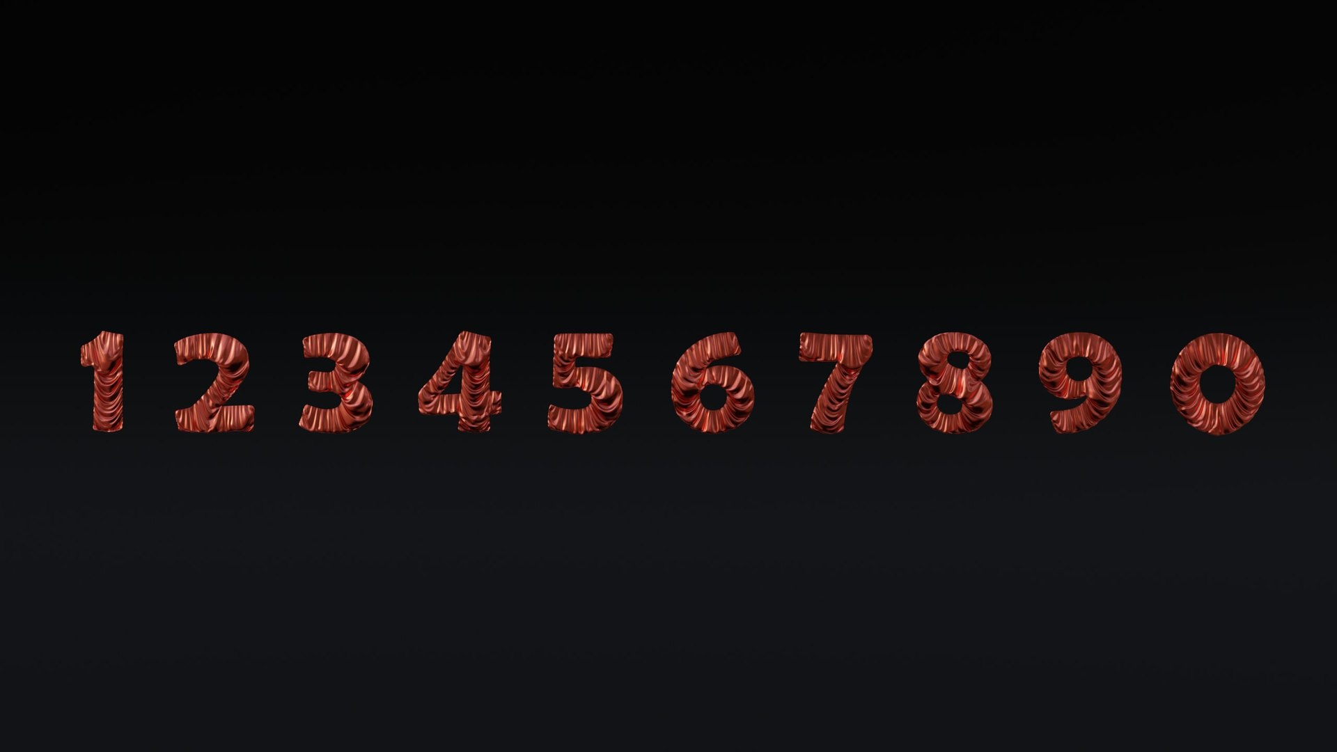 Numbers 3D - TurboSquid 1960769