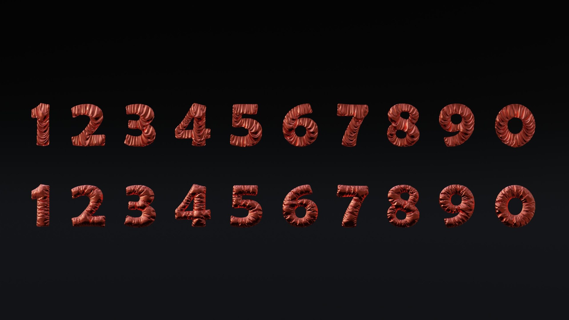 Numbers 3D - TurboSquid 1960769