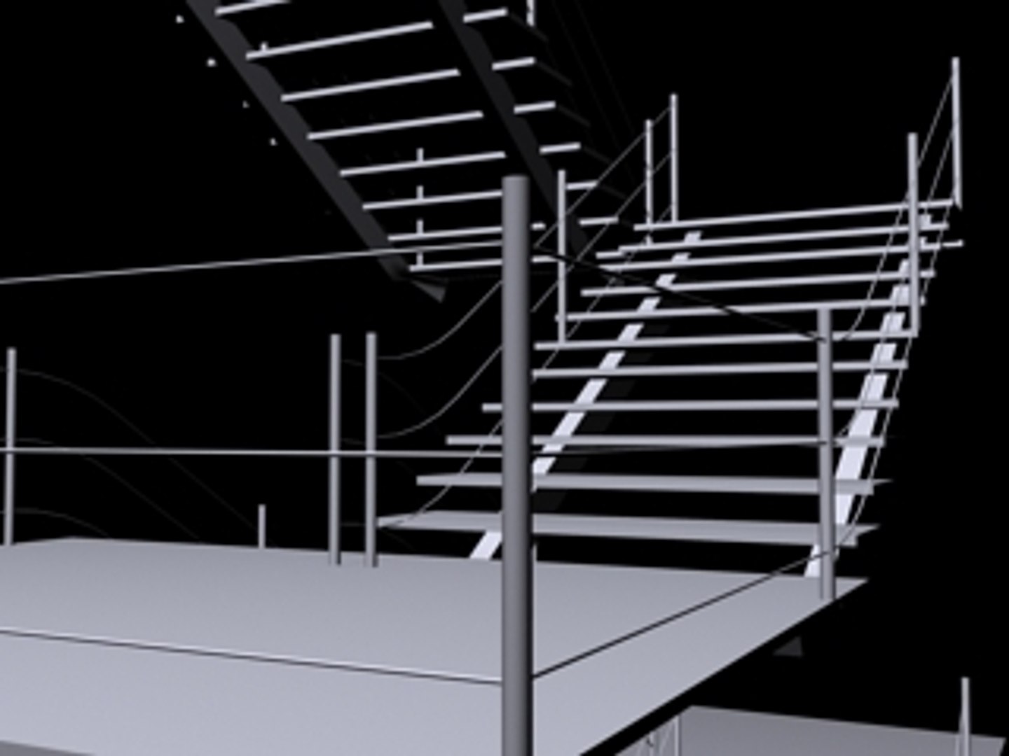 maya stair interiors buildings