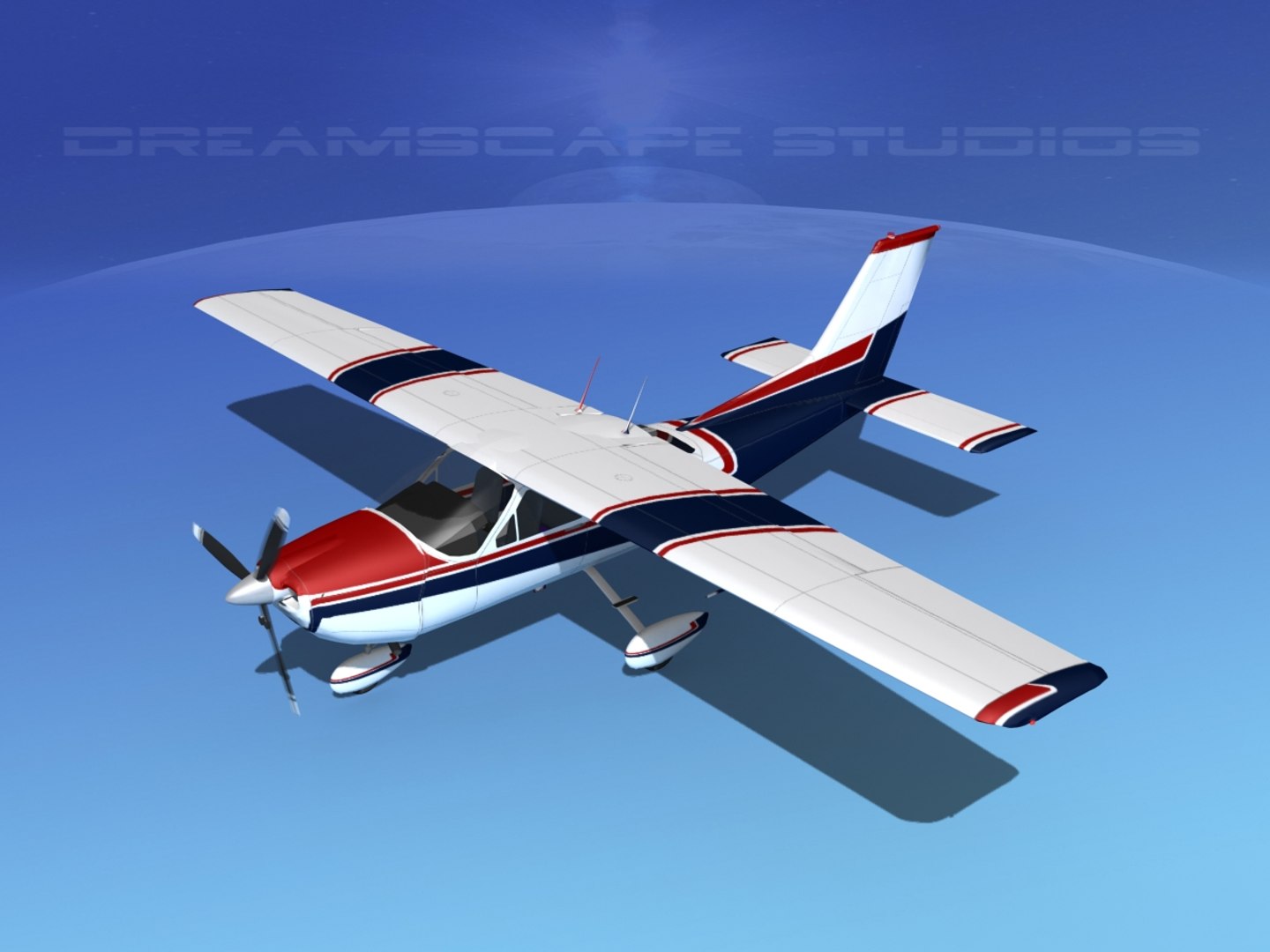 3d Cessna 177 Cardinal Model