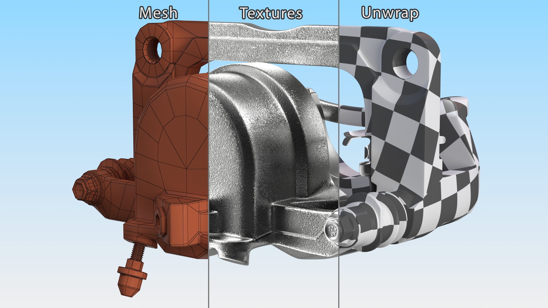 A-Premium Brake Caliper 3D model - TurboSquid 2045376