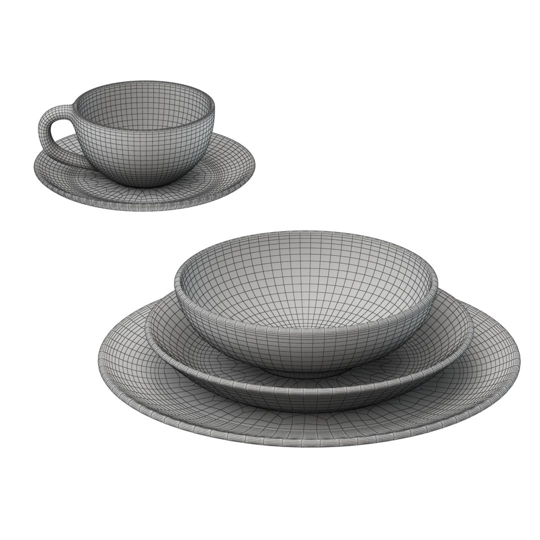 3D tableware 03 - TurboSquid 1503936
