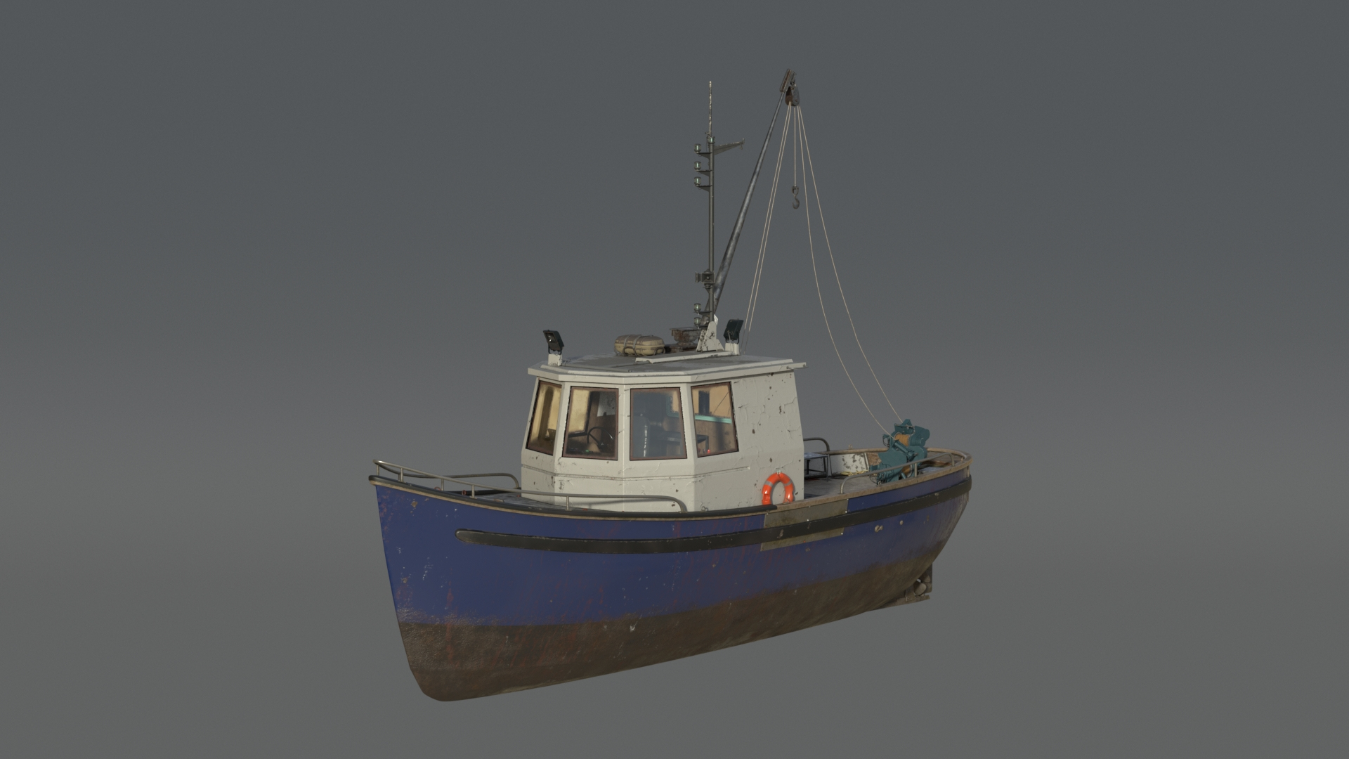 3D Fishing Boat Model - TurboSquid 2160969