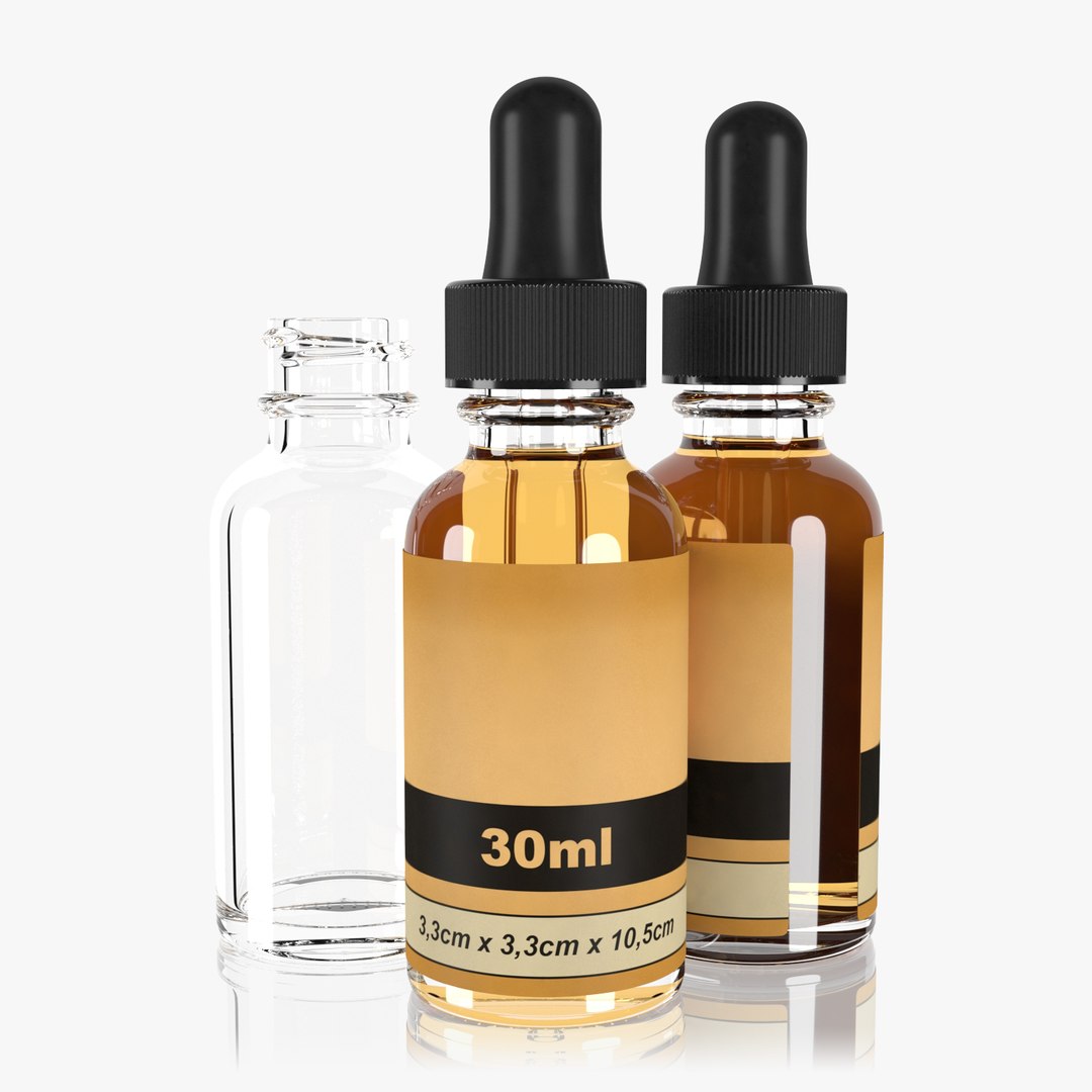 Bottle 30ml Type11 3D Model - TurboSquid 1593783