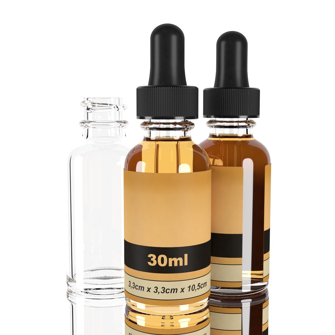 Bottle 30ml Type11 3D Model - TurboSquid 1593783