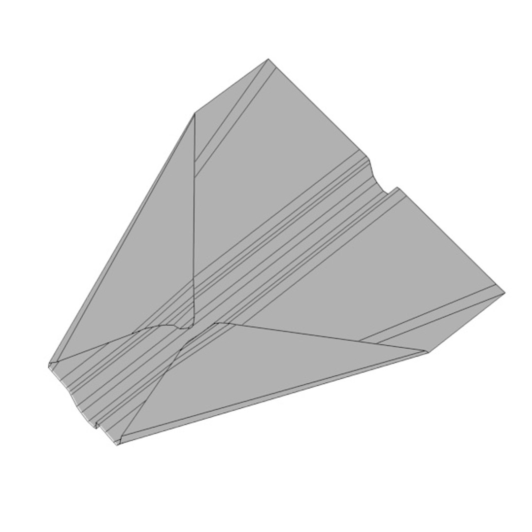 Paper Plane 3d Obj