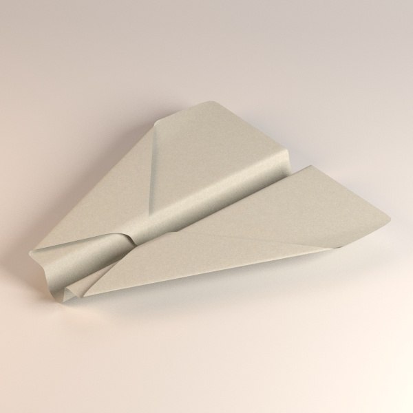 Paper Airplane 3D Models for Download | TurboSquid