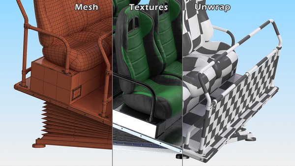 Dynamic Cinema Game Machine 7D Rigged 3D - TurboSquid 1764286