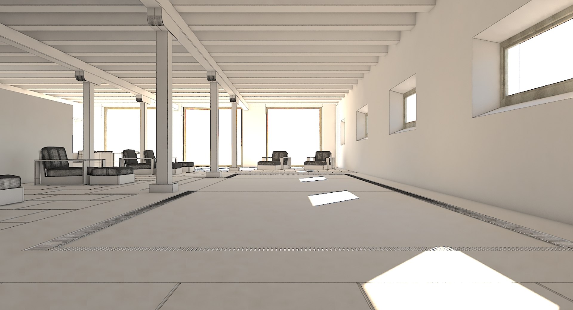 Spa Interior Pool Scene Model - TurboSquid 1286801