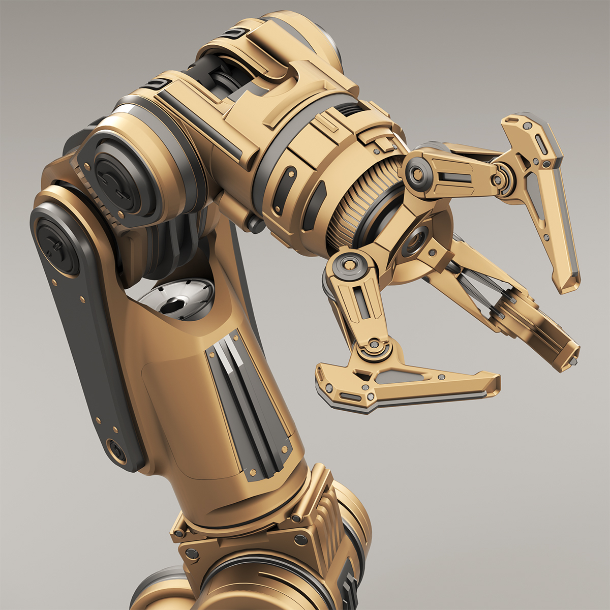 Robotic Arm 3 조작 및 애니메이션 3D 모델 - TurboSquid 1696872