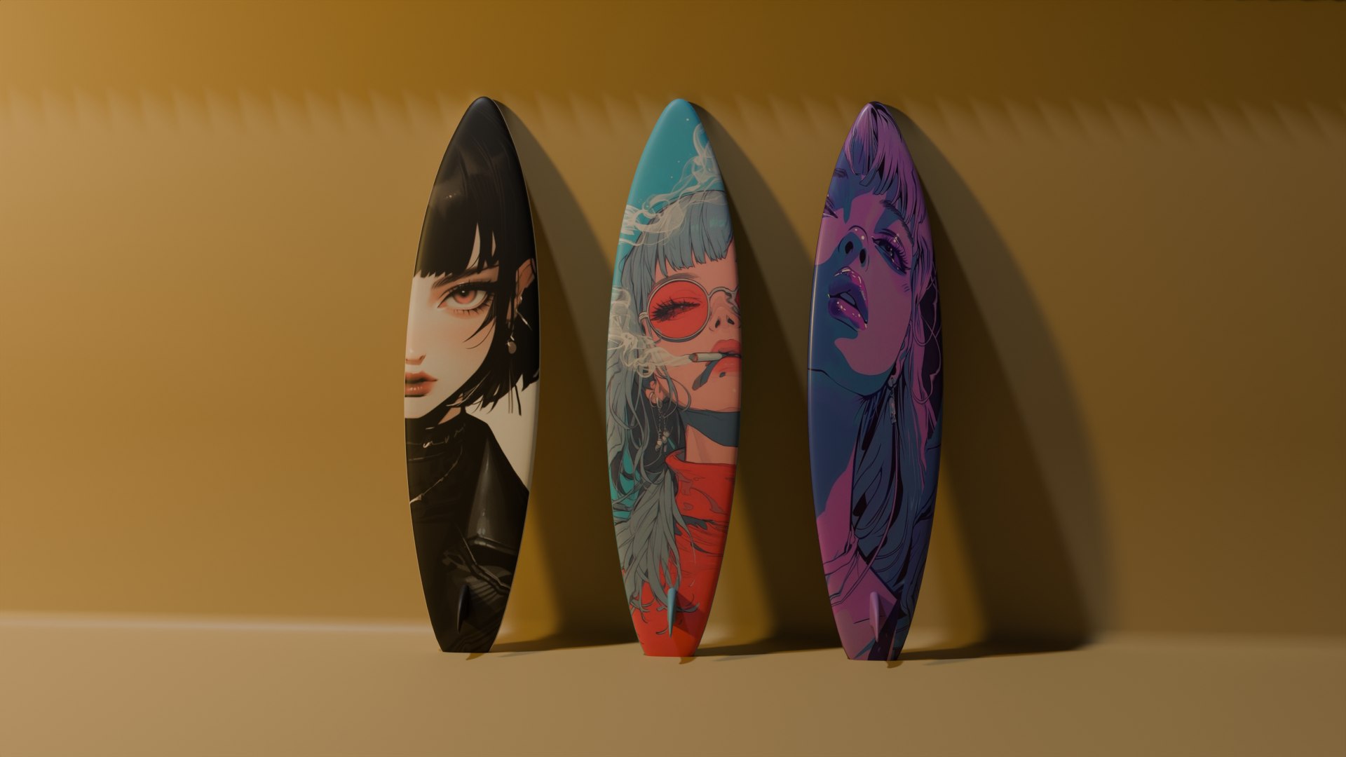 Surf 3D Model - TurboSquid 2223790