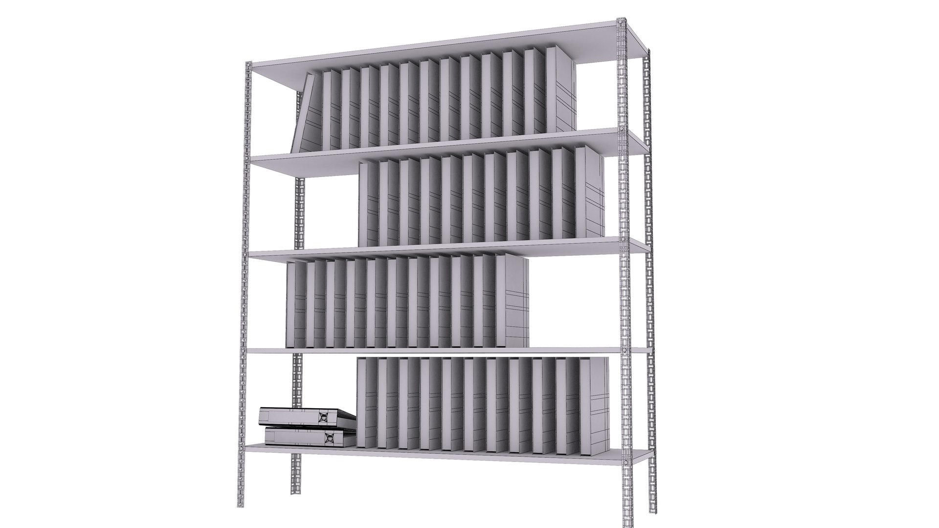 3D model office shelf - TurboSquid 1500608