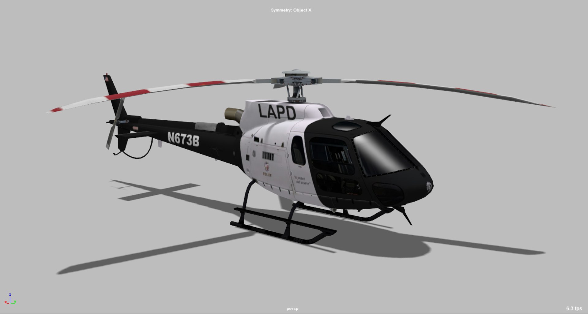 3D Eurocopter As350 - TurboSquid 1195016