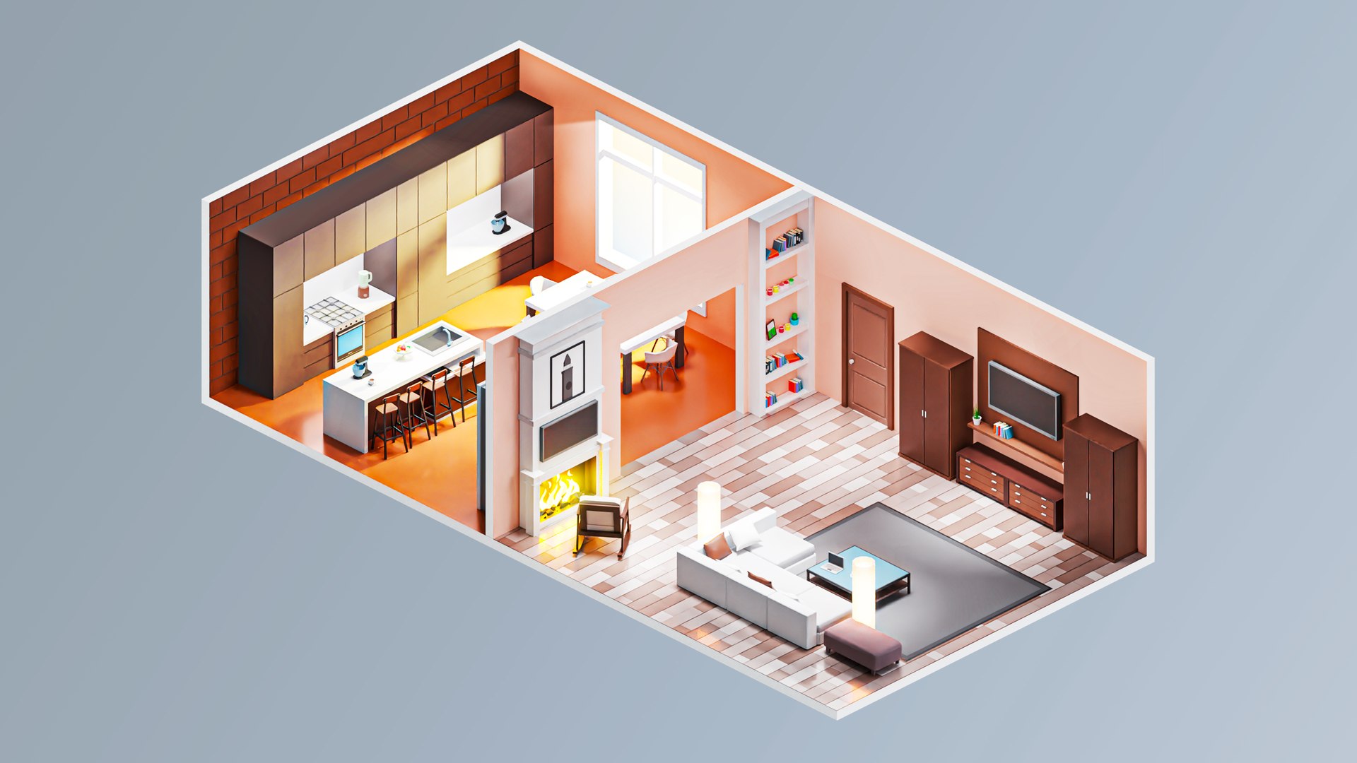 3D Model Room 5 - TurboSquid 2137604