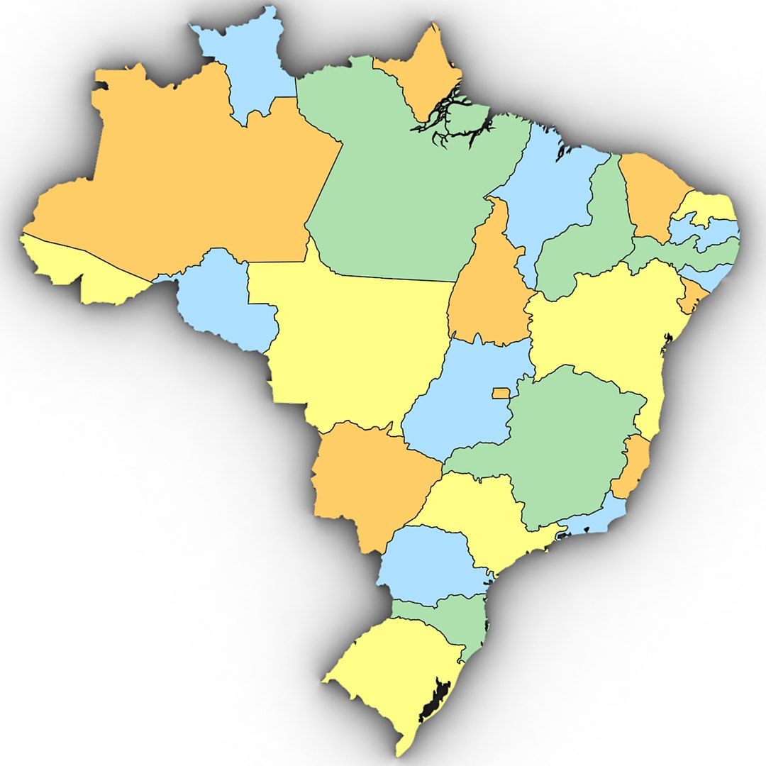 Brazil country 3D model - TurboSquid 1301598
