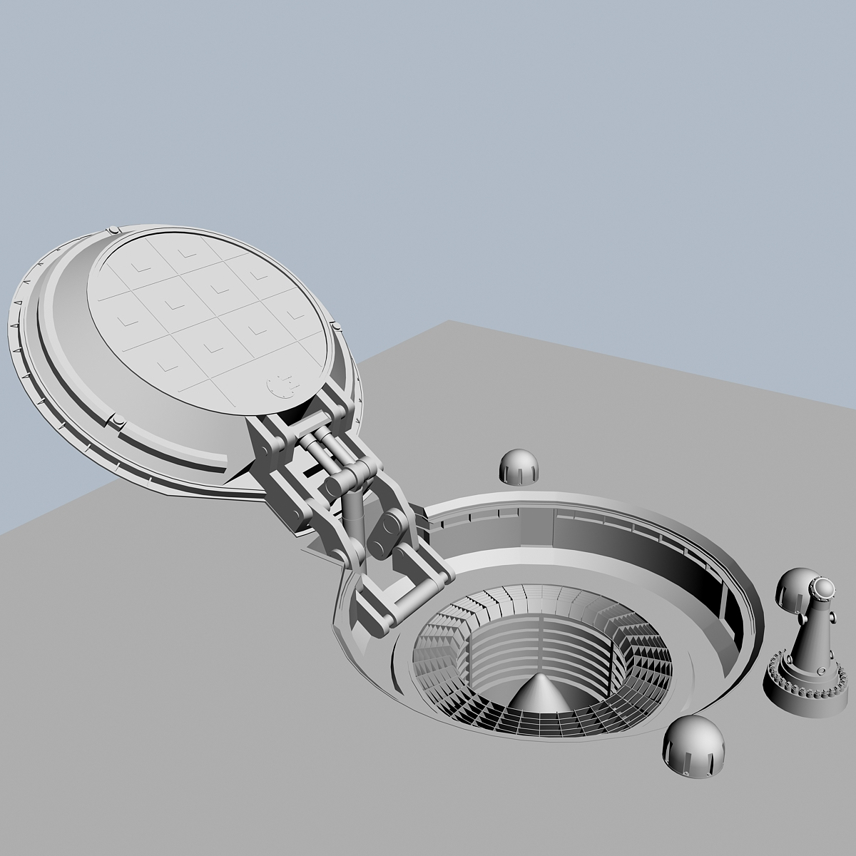 soviet icbm silo 3d max