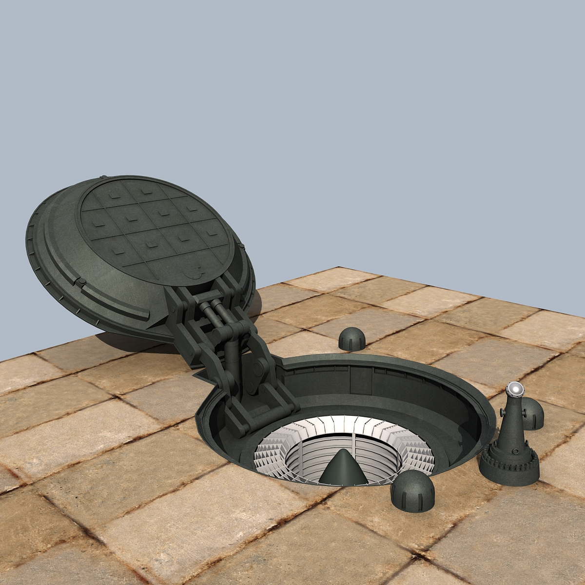 soviet icbm silo 3d max