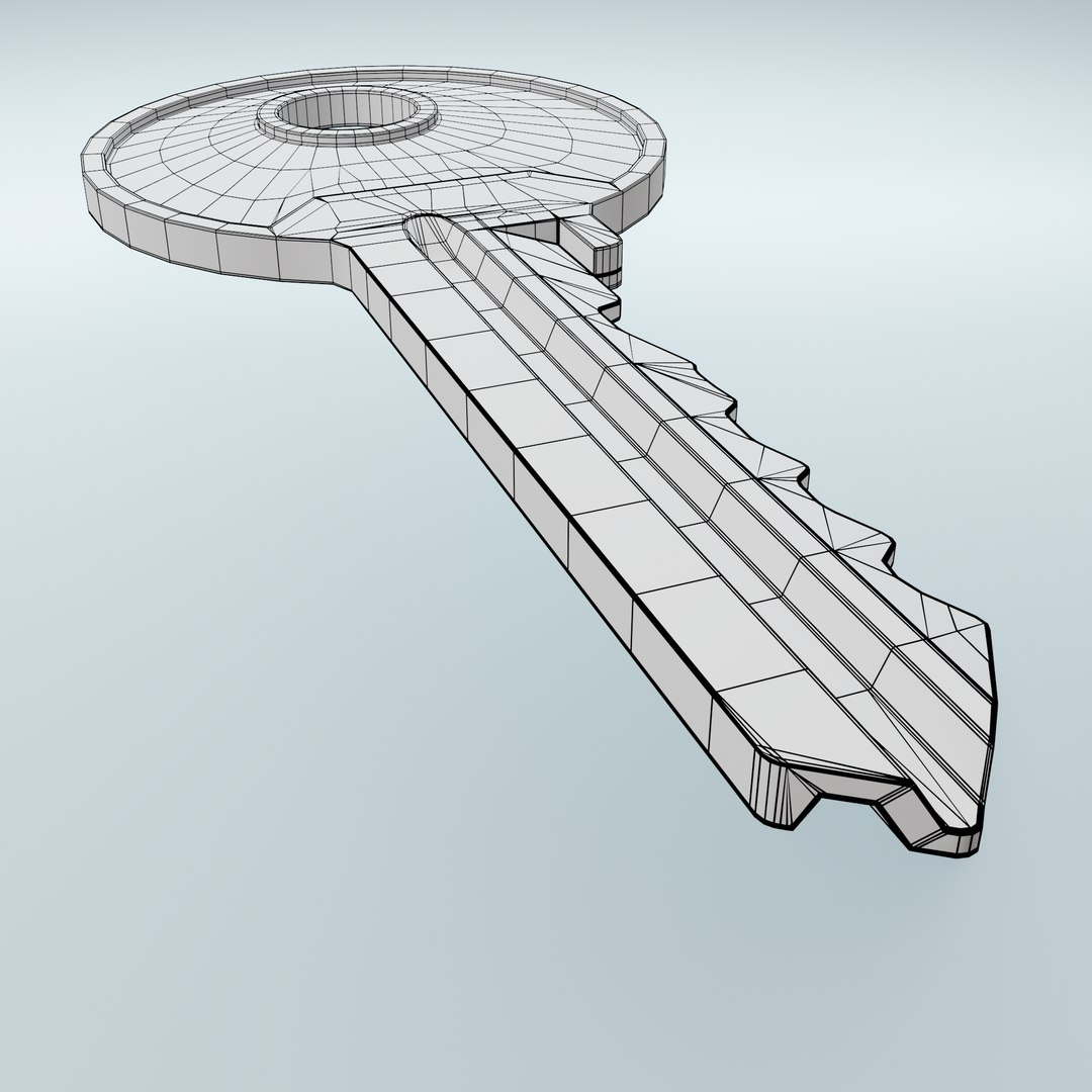 3D Key 1 Model - TurboSquid 1989114