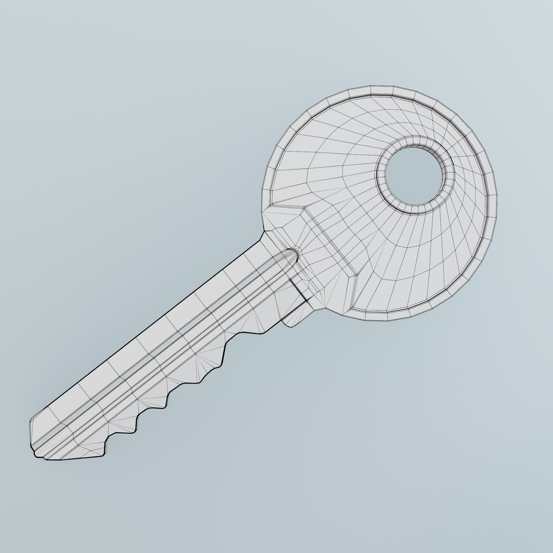 3D Key 1 Model - TurboSquid 1989114