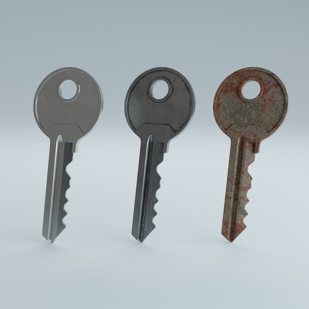 3D Key 1 Model - TurboSquid 1989114
