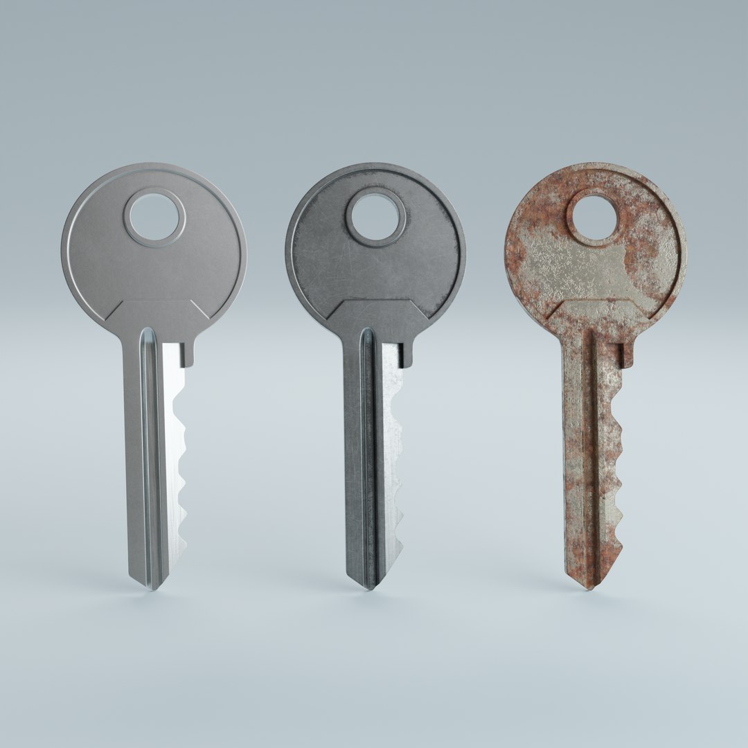 3D Key 1 Model - TurboSquid 1989114