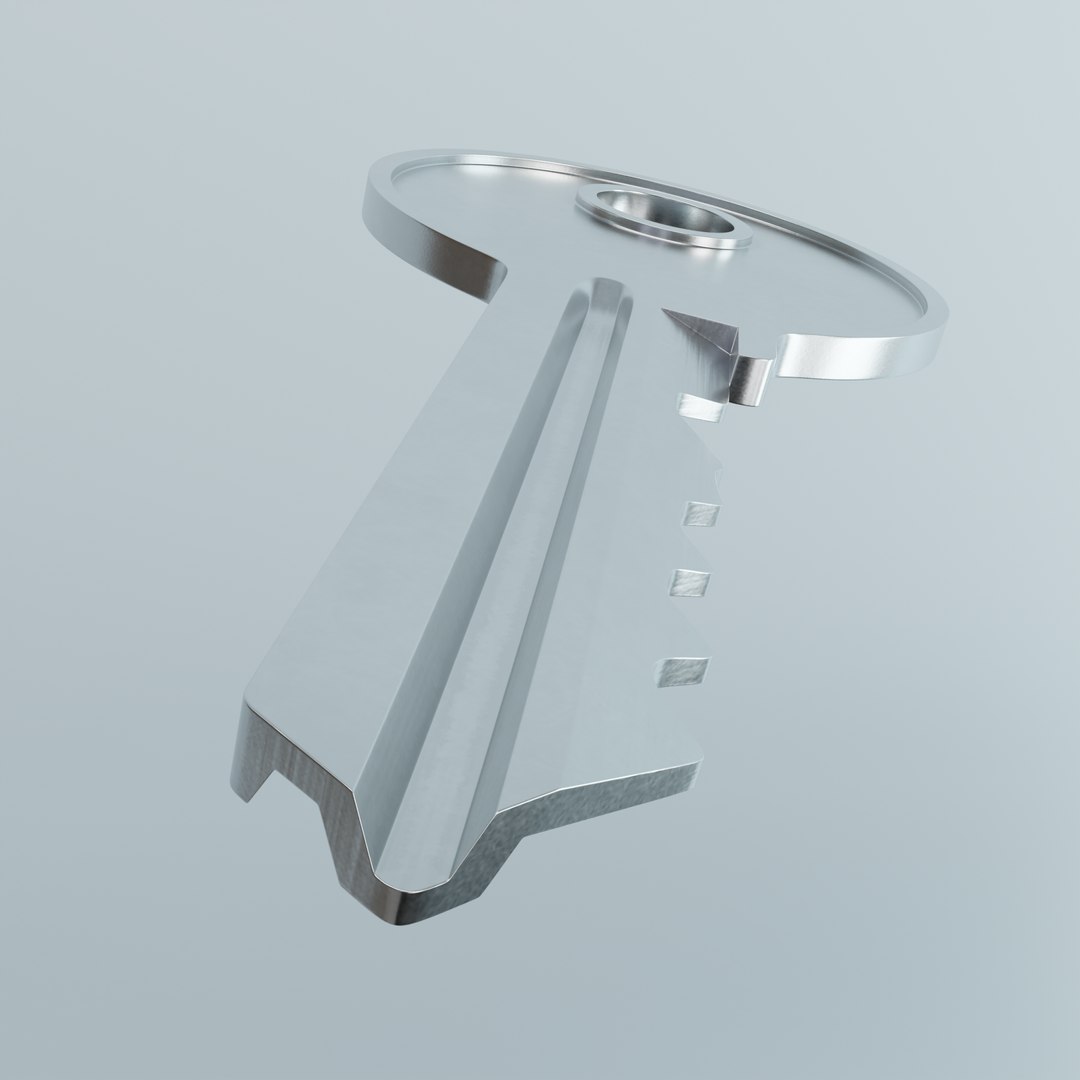 3D Key 1 Model - TurboSquid 1989114